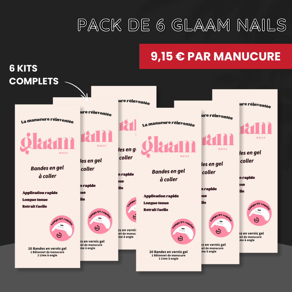 Glaamnails - Autocollants d'ongles en gel UV – Glaam Nails